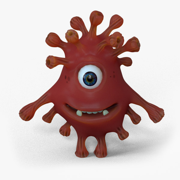3D virus creature - TurboSquid 1540204