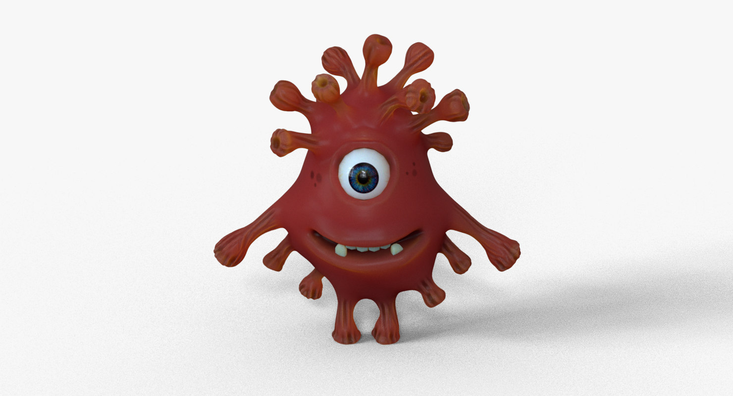 3D virus creature - TurboSquid 1540204