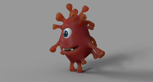 3D virus creature - TurboSquid 1540204