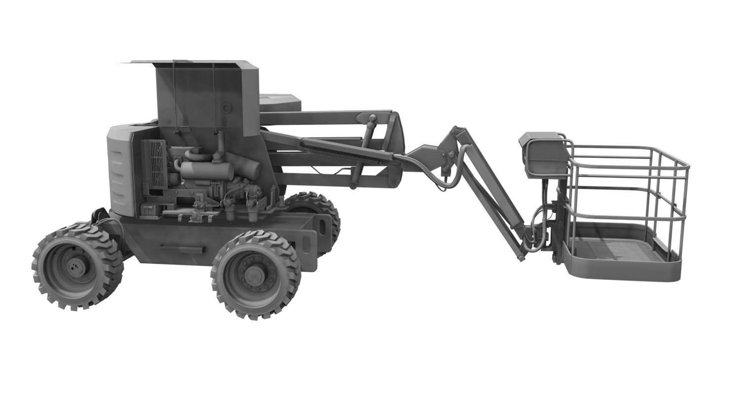 3D boom lift iiside model - TurboSquid 1540224