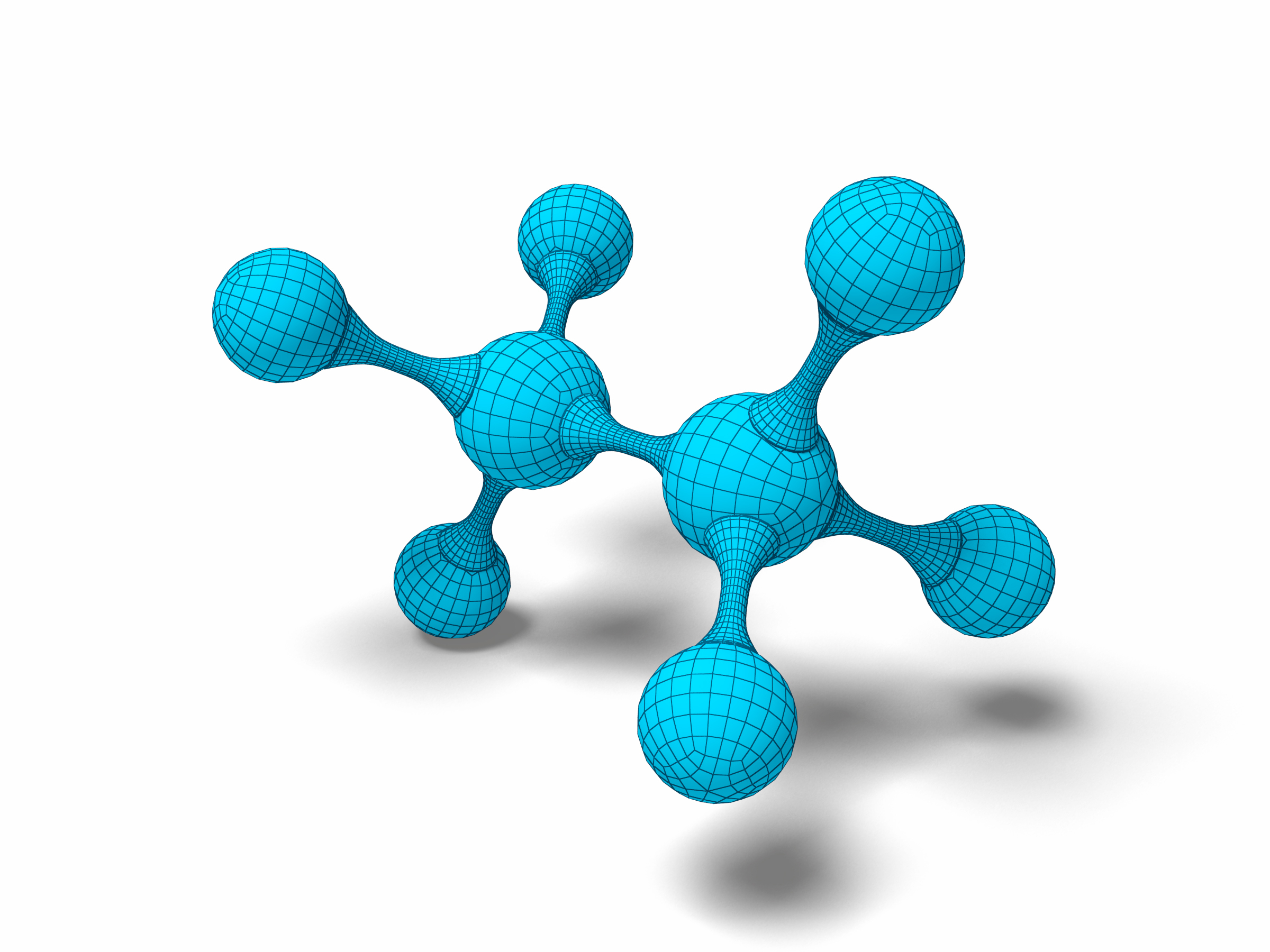 3D-Ethan-Molekülmodell C2H6 3D-Modell - TurboSquid 1540259