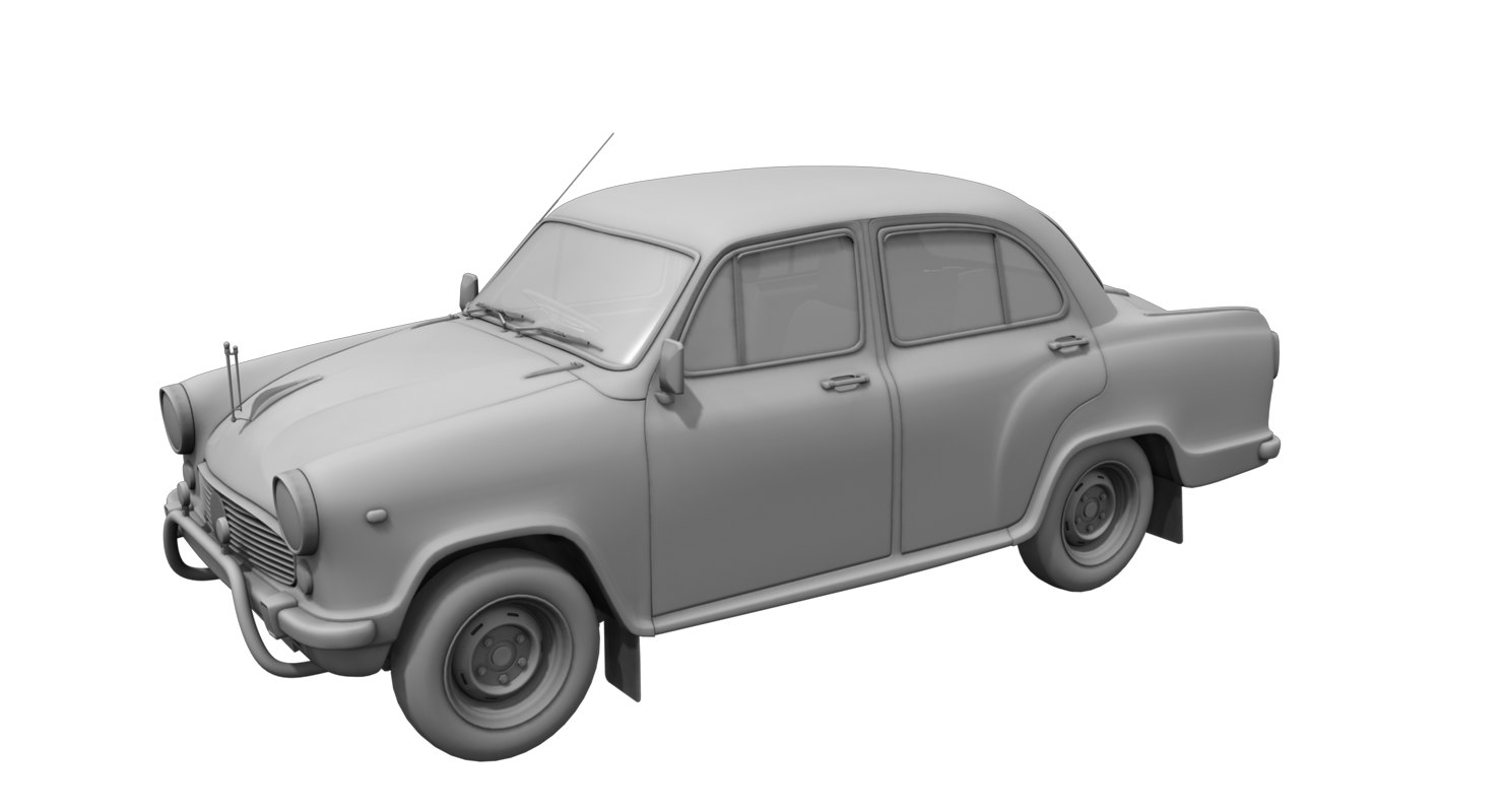 Ambassador car 3D model - TurboSquid 1540319