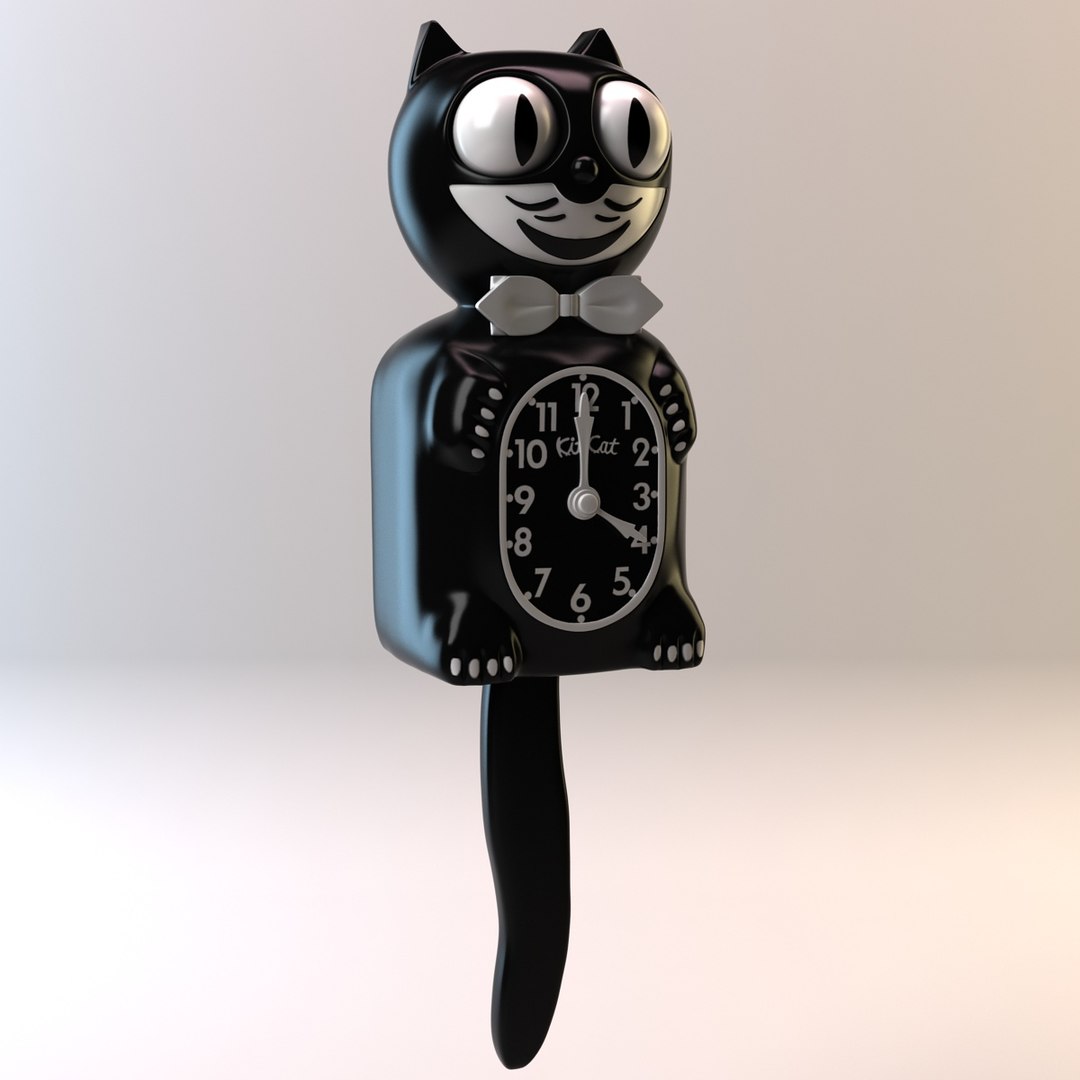 3D kit cat clock - TurboSquid 1540330