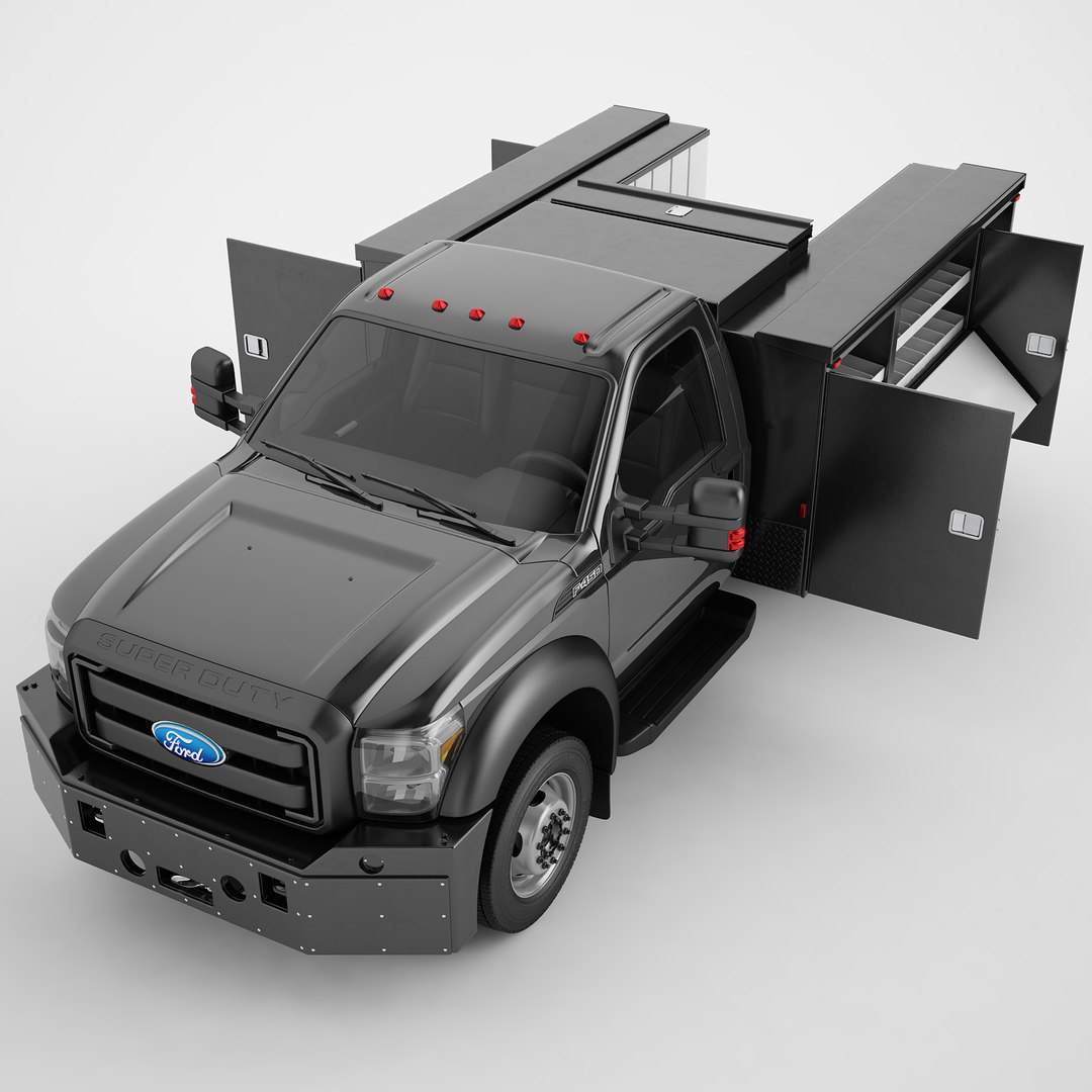 3D f450 2012 enclosed model - TurboSquid 1534930