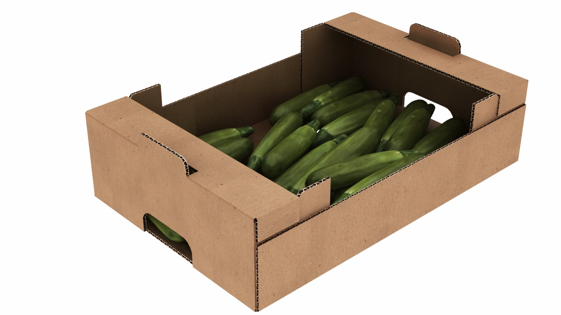 Fruit cardboard box withs model - TurboSquid 1540400