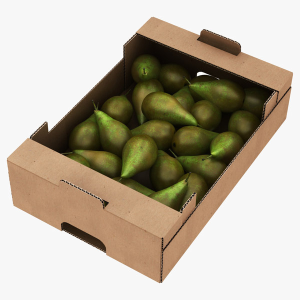 Fruit cardboard box withs 3D model - TurboSquid 1540394