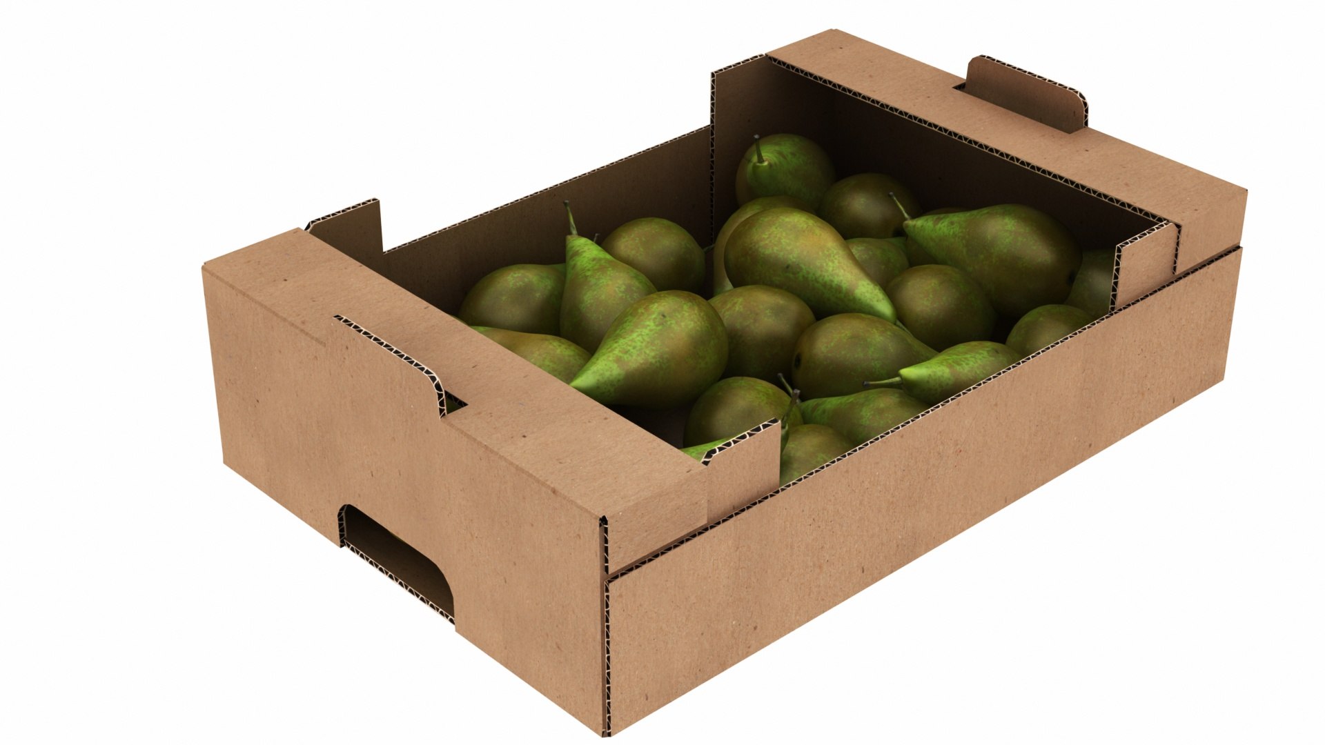 Fruit cardboard box withs 3D model - TurboSquid 1540394