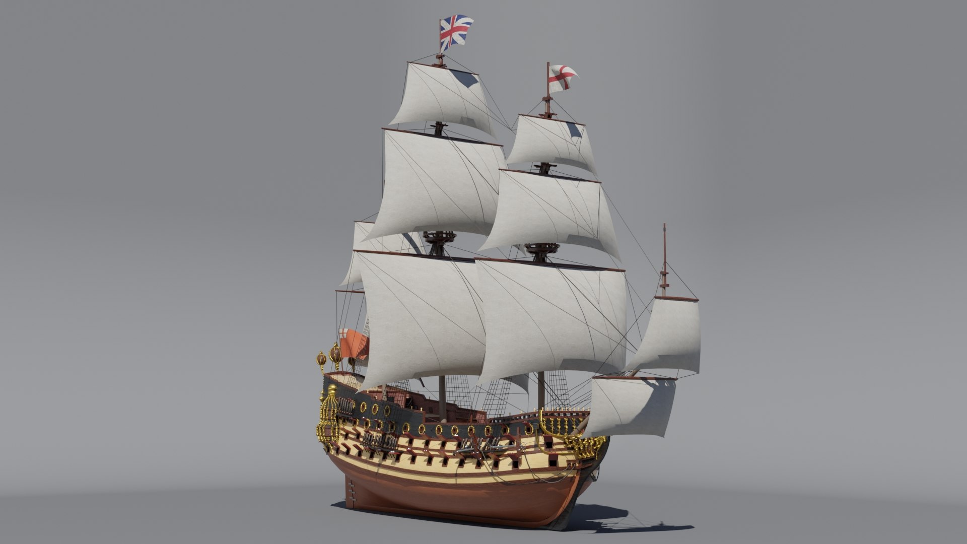 Hms prince rate ship 3D - TurboSquid 1540386