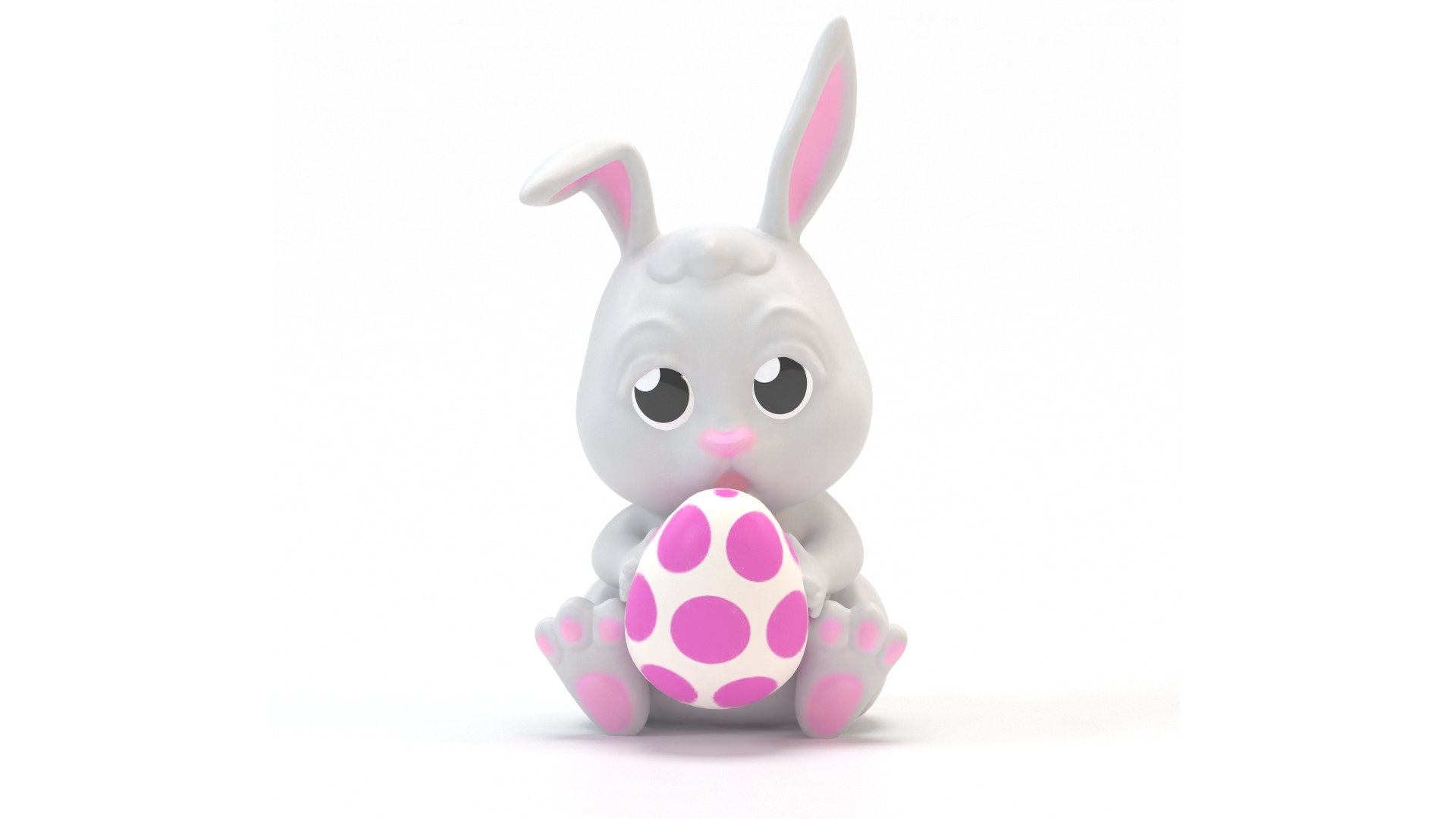 Cartoon bunny 3D model - TurboSquid 1540429