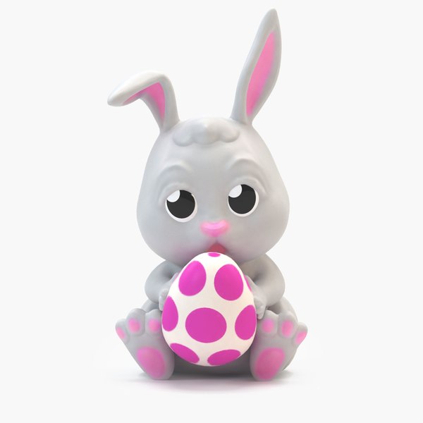 Cartoon bunny 3D model - TurboSquid 1540429