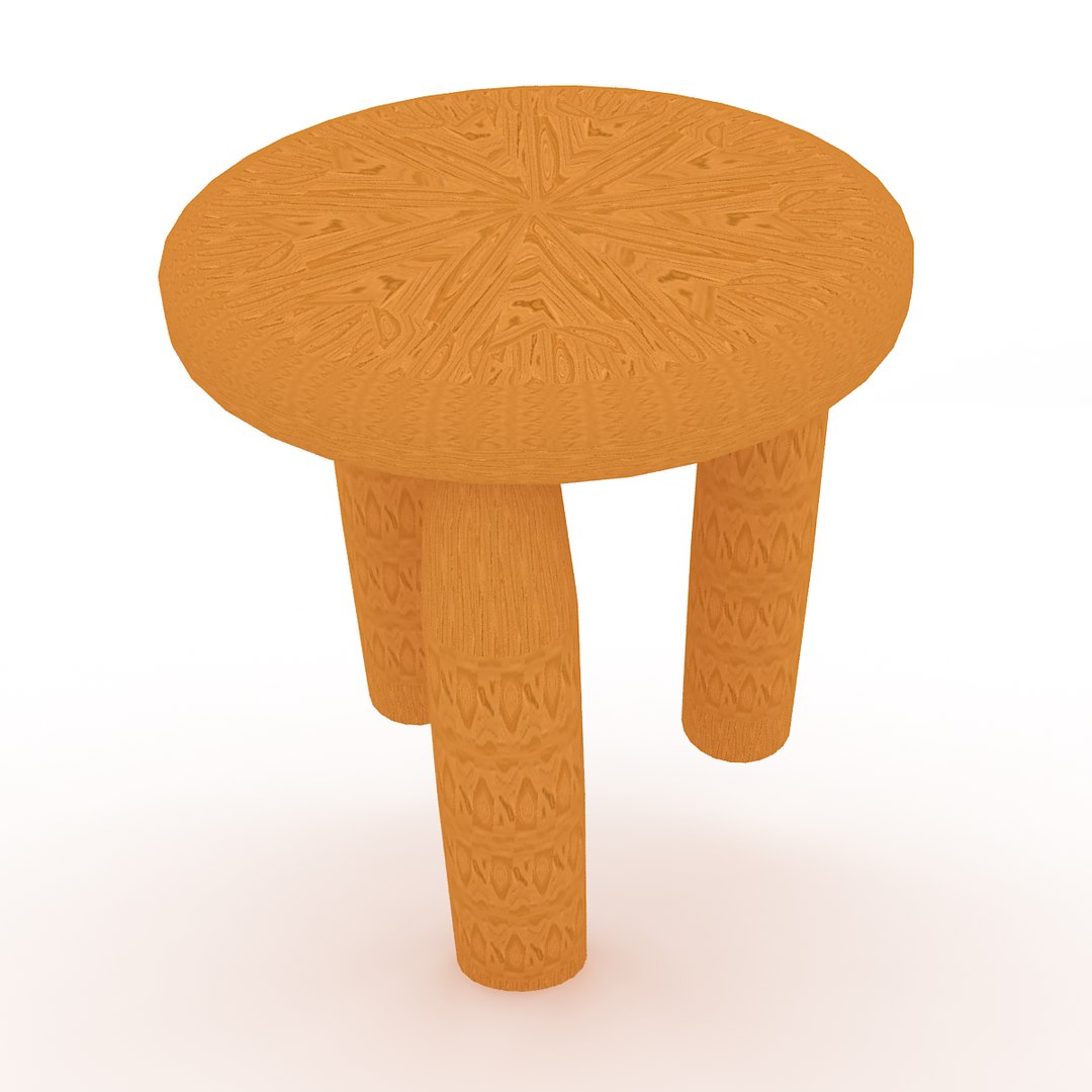 3D simple stool - TurboSquid 1540433