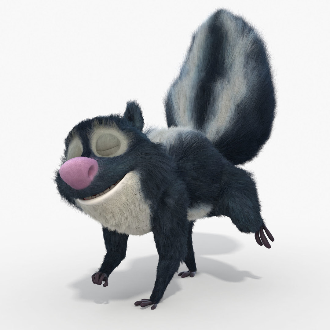 3D fantasy skunk - TurboSquid 1540471