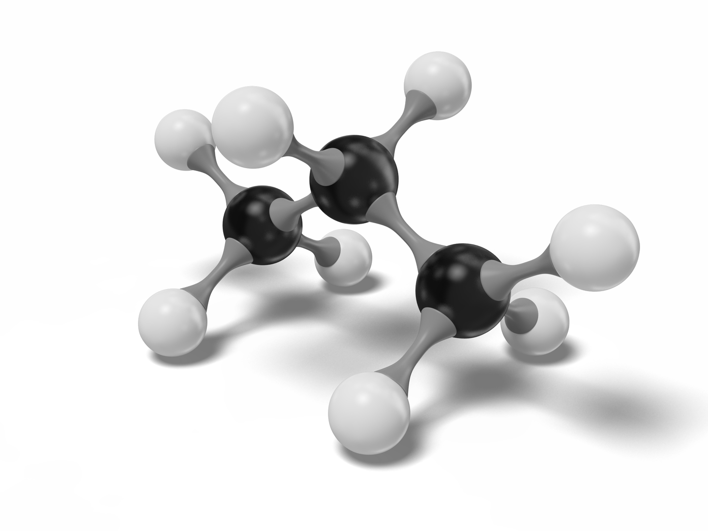 Propan Molekülmodell C3H8 3D-Modell - TurboSquid 1540487