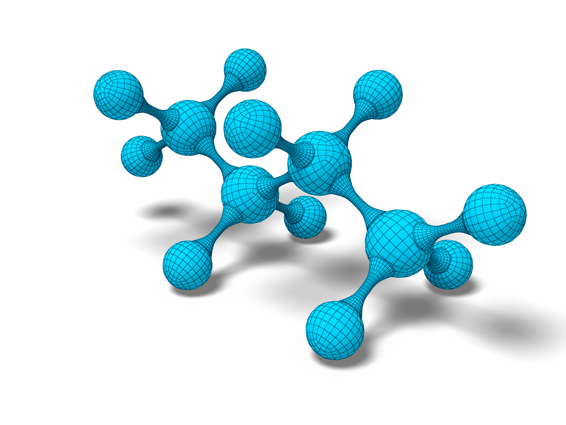 3D butane c4h10 modeled model - TurboSquid 1540515