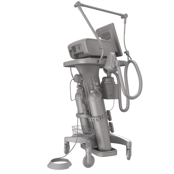 Hospital ventilator 3D model - TurboSquid 1540632