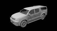 3d model insurgent terrorist hilux