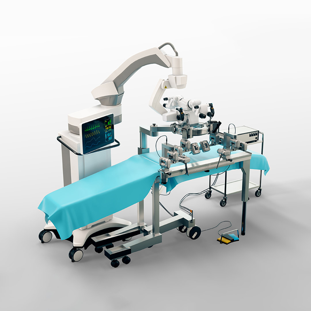 3D model robot assisted micro surgery - TurboSquid 1540688