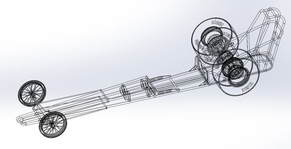 Free chassis dragster drag 3D model - TurboSquid 1540745
