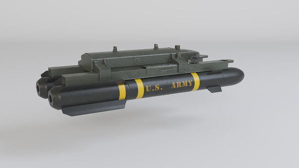 Hellfire missile dual 3D - TurboSquid 1540785