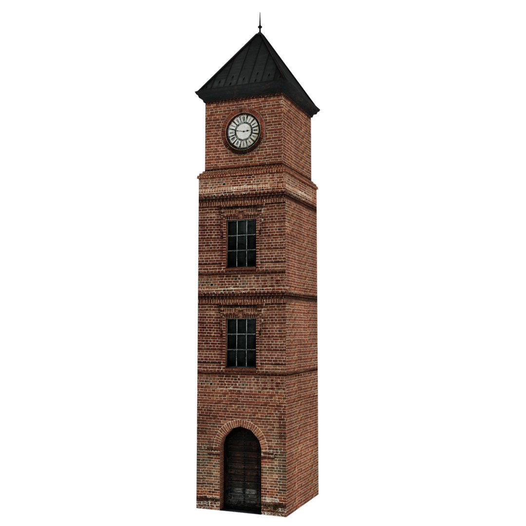 3D model old clock tower - TurboSquid 1540798
