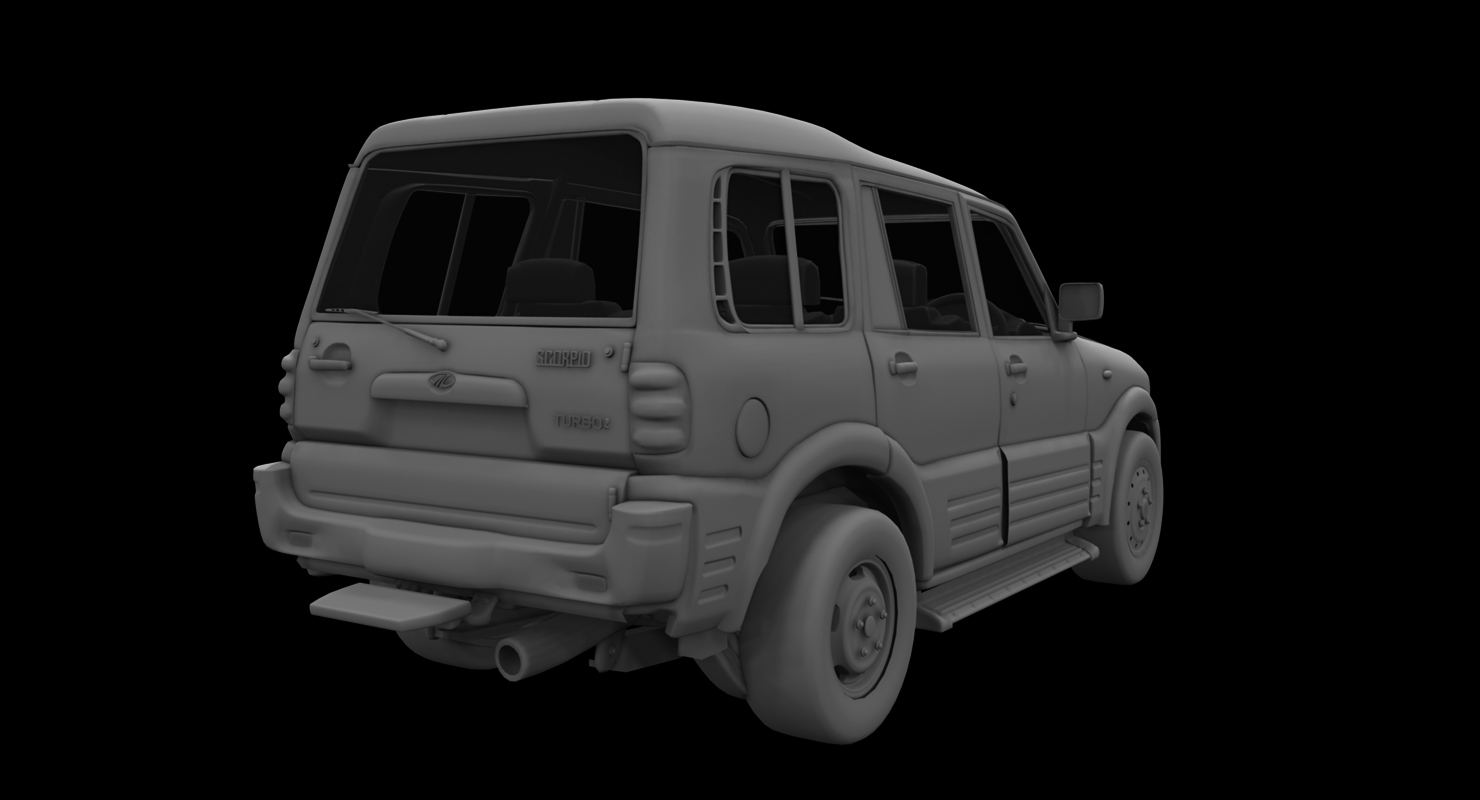 3D mahindra scorpio car model - TurboSquid 1540807