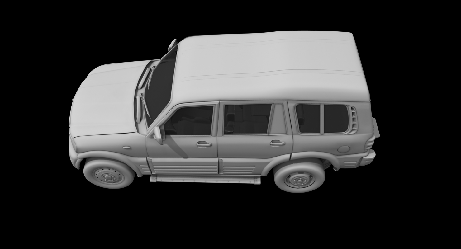 3D mahindra scorpio car model - TurboSquid 1540807