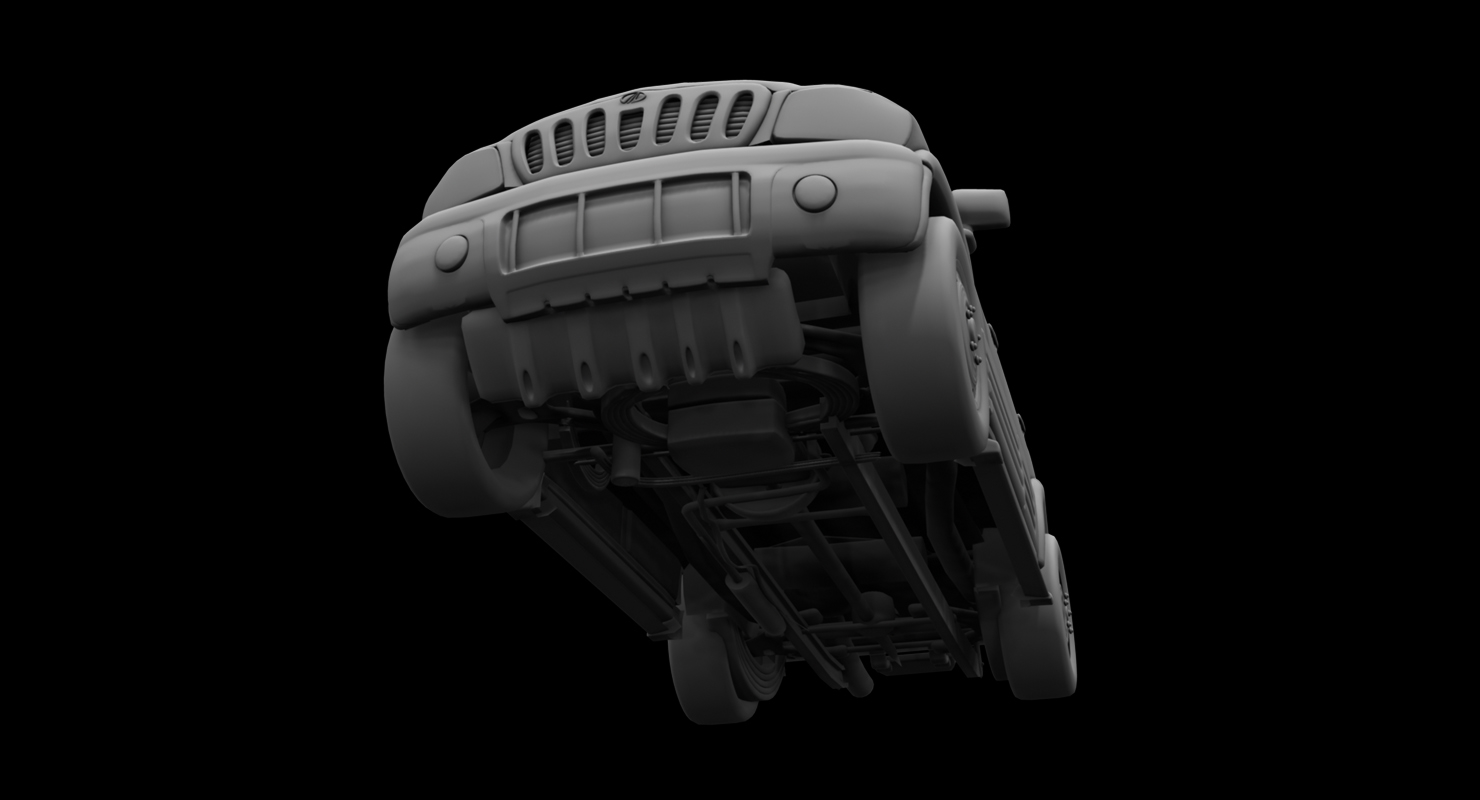 3D mahindra scorpio car model - TurboSquid 1540807