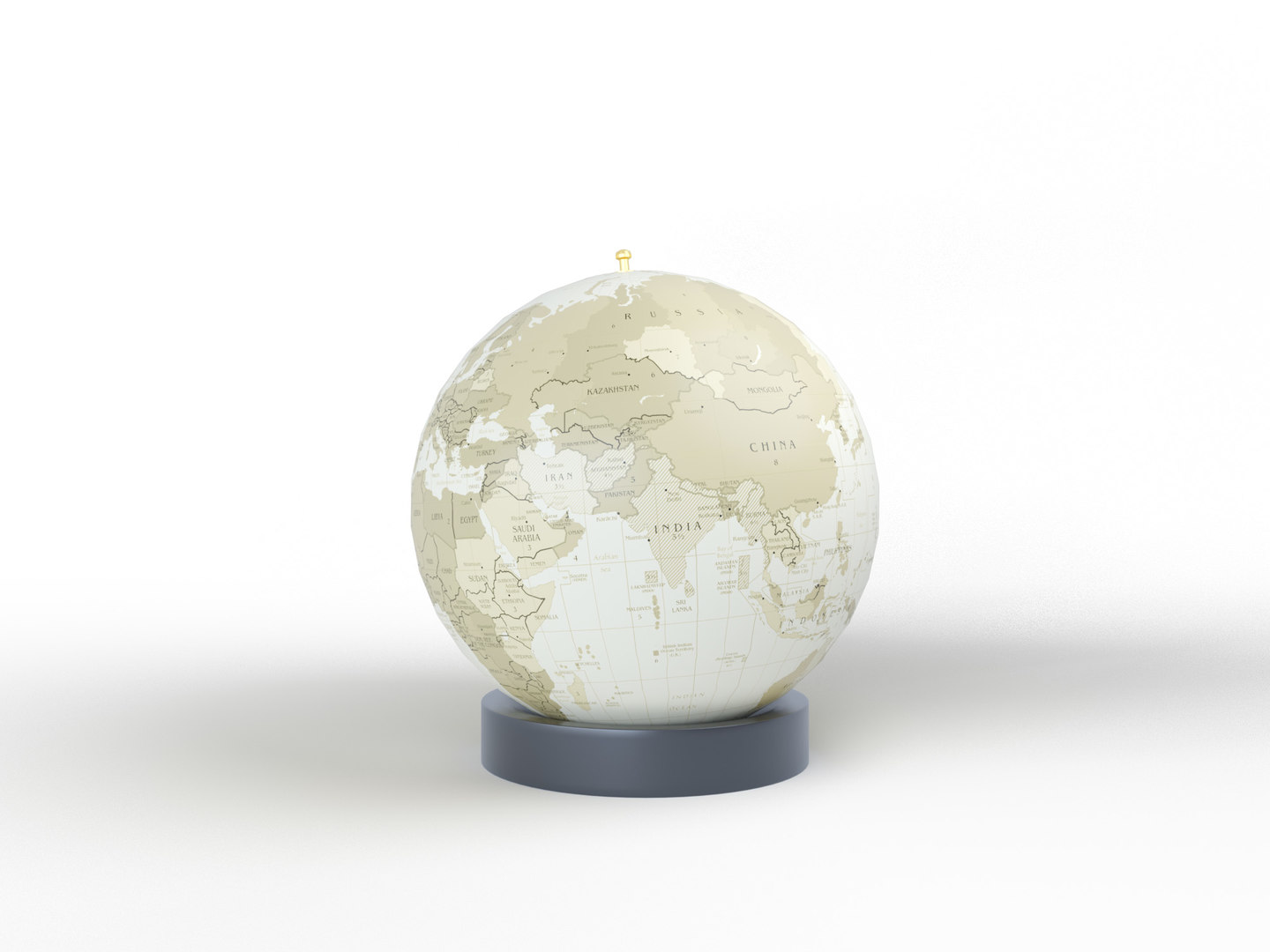 3D rotating swivel world decoration model - TurboSquid 1540825