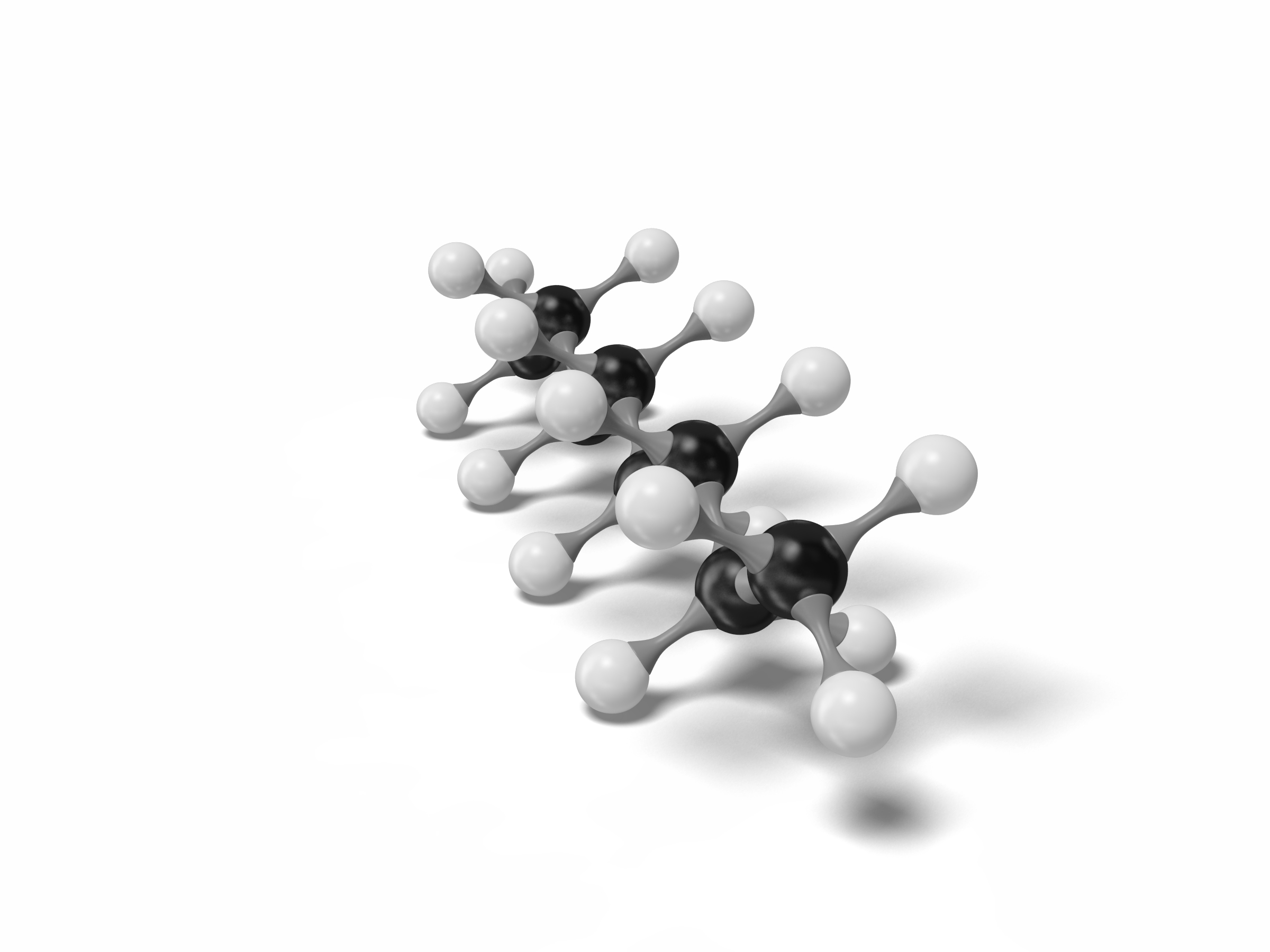 Octane c8h18 modeled 3D model - TurboSquid 1540934