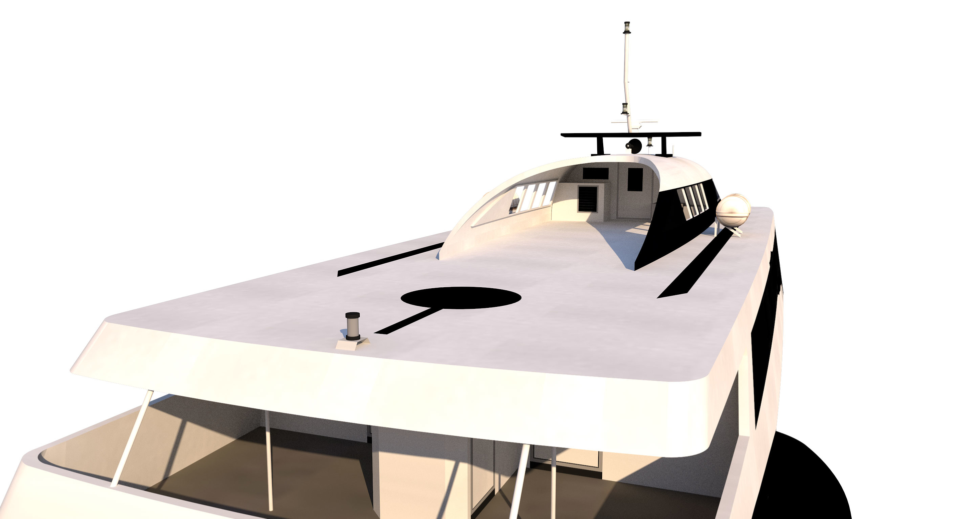 3D passenger hydrofoil boat model - TurboSquid 1534243