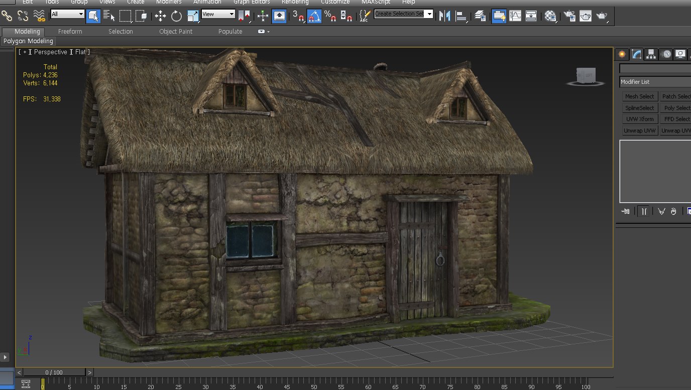 3D middle age house - TurboSquid 1541061