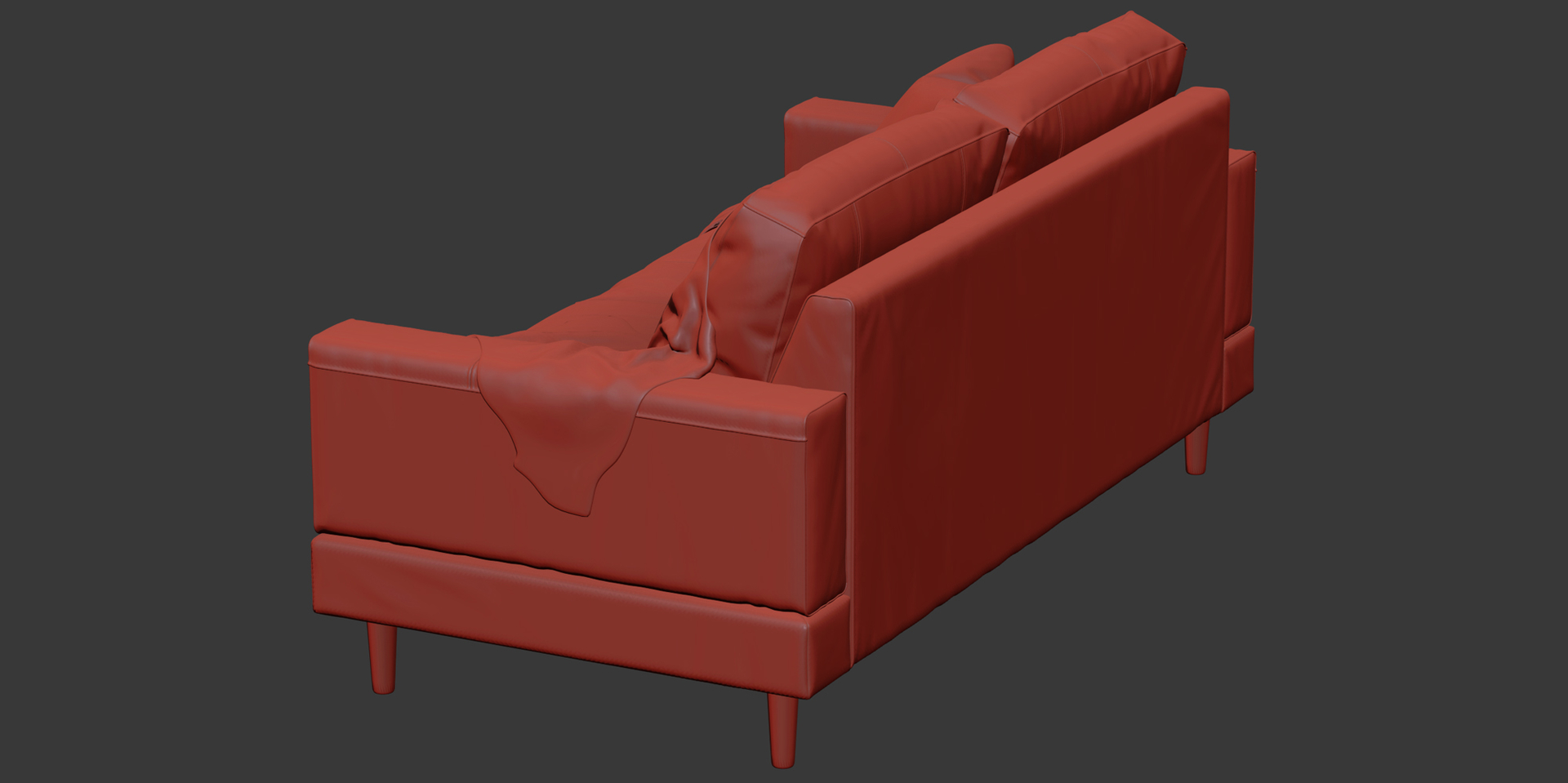 Pohjanmaan capri sofa fur 3D model - TurboSquid 1541251