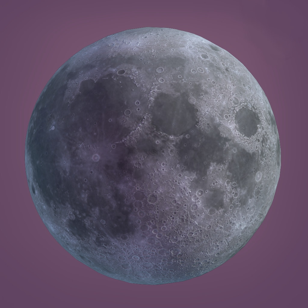 3D moon planet astronomy - TurboSquid 1541285