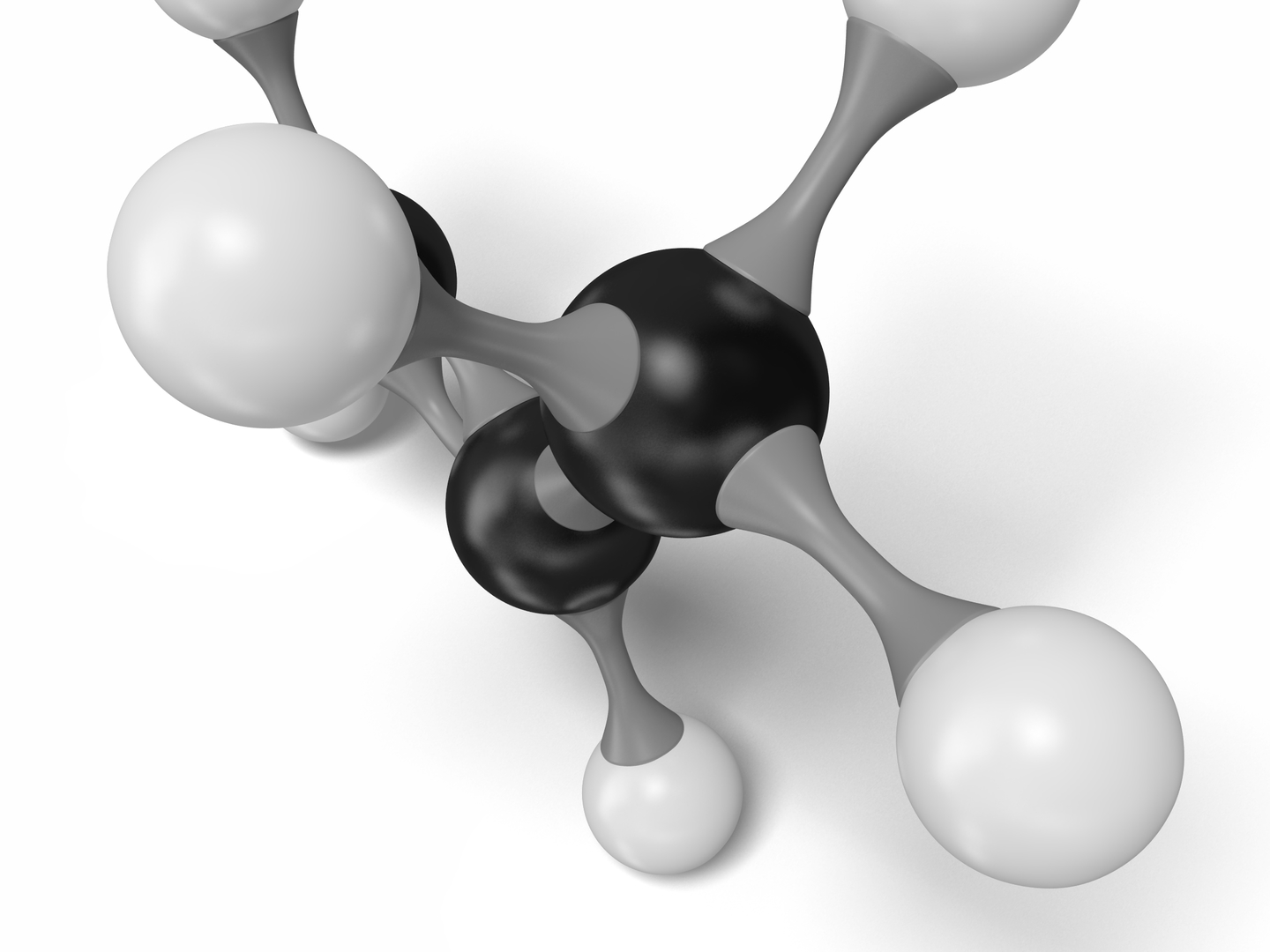 3D model propene ch2=ch-ch3 modeled - TurboSquid 1541331