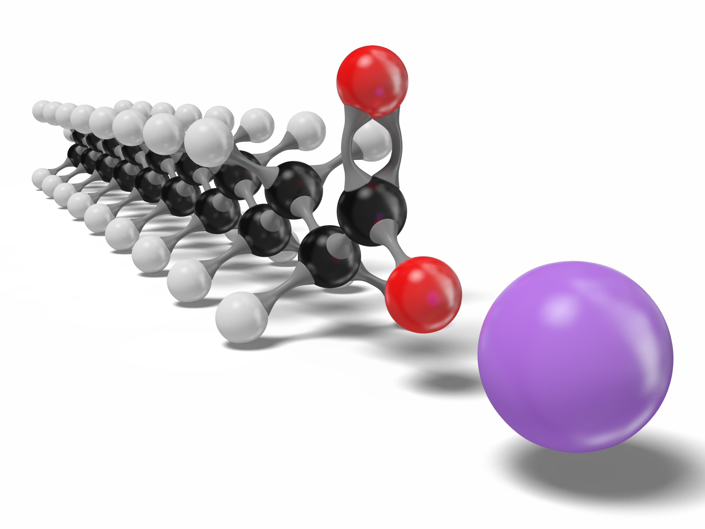 Sodium stearate nac18h35o2 modeled 3D model - TurboSquid 1541884