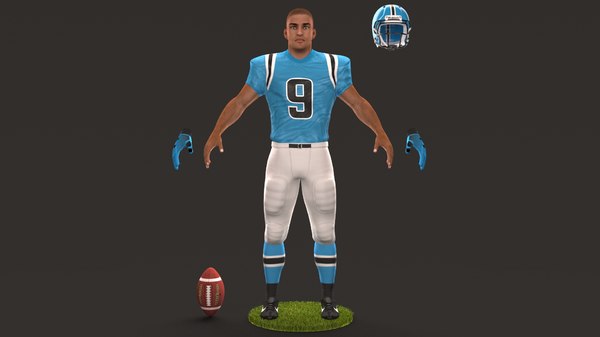 3D football player 2020 - TurboSquid 1541815