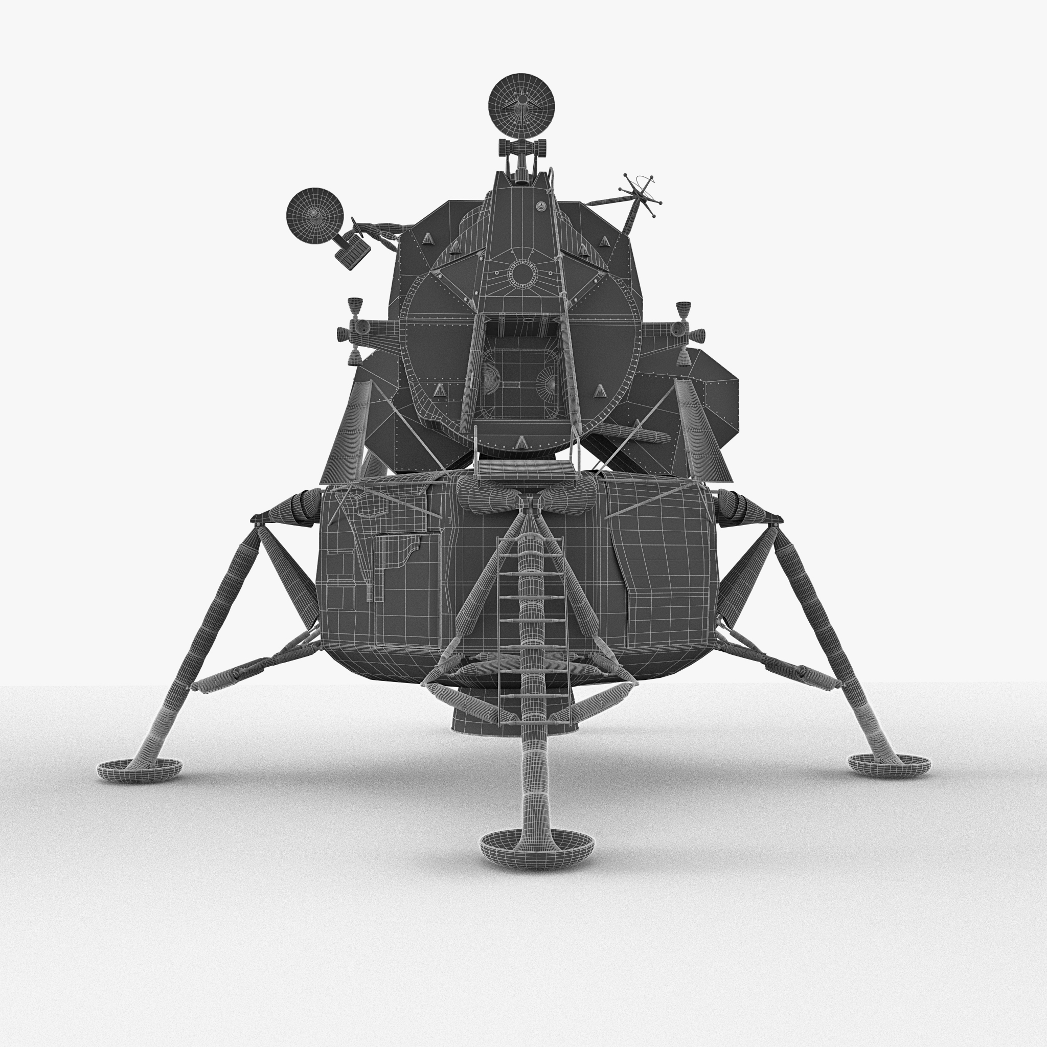 3D lunar module model - TurboSquid 1541829