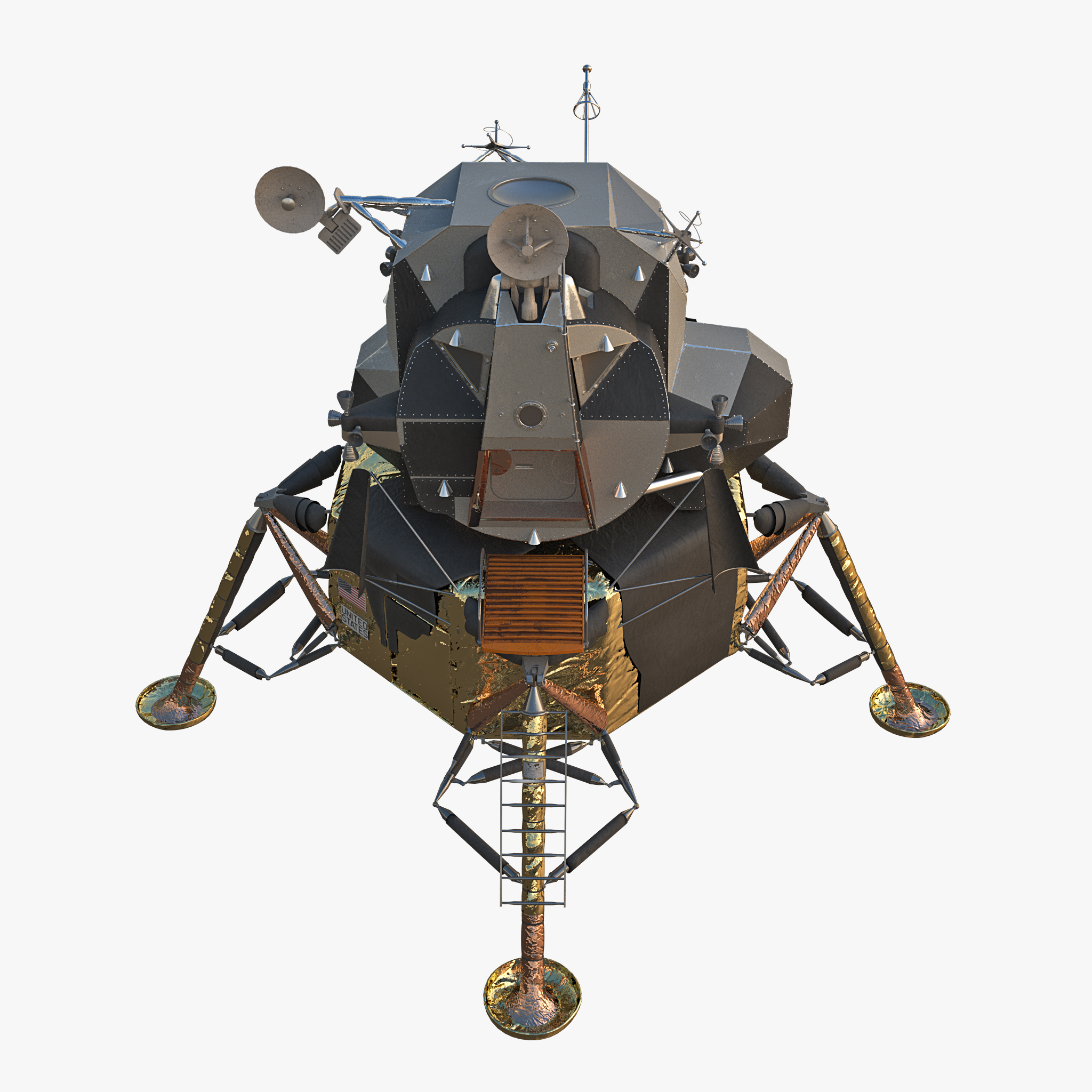 3D lunar module model - TurboSquid 1541829