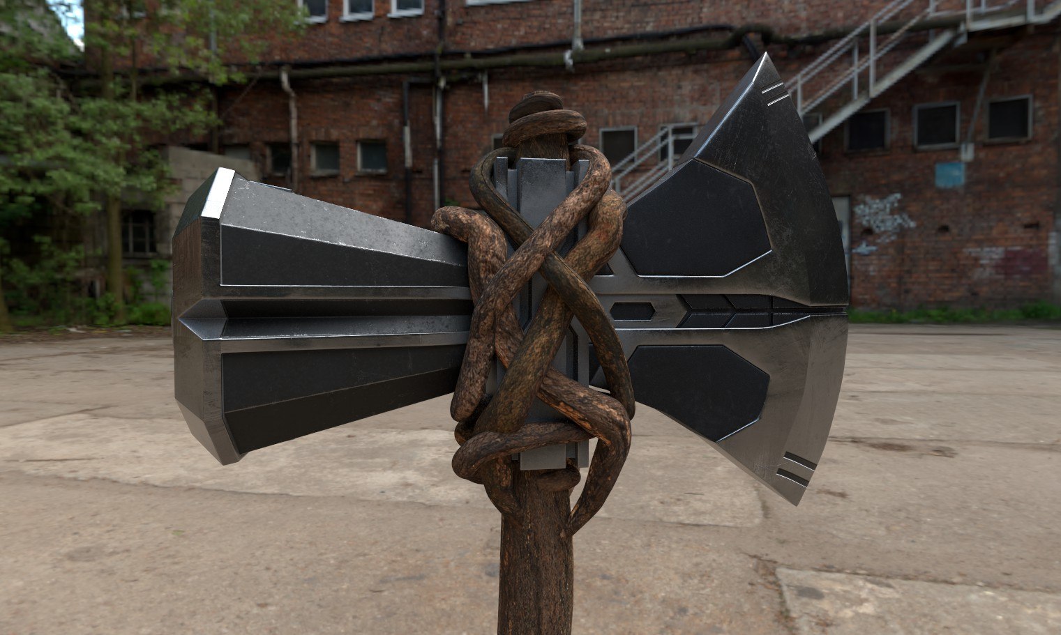 3D model axe thor - TurboSquid 1541892