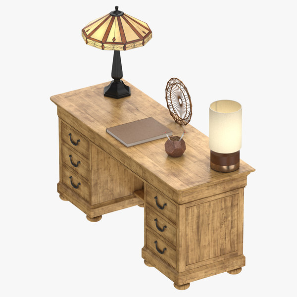 Desk 3D Models for Download | TurboSquid