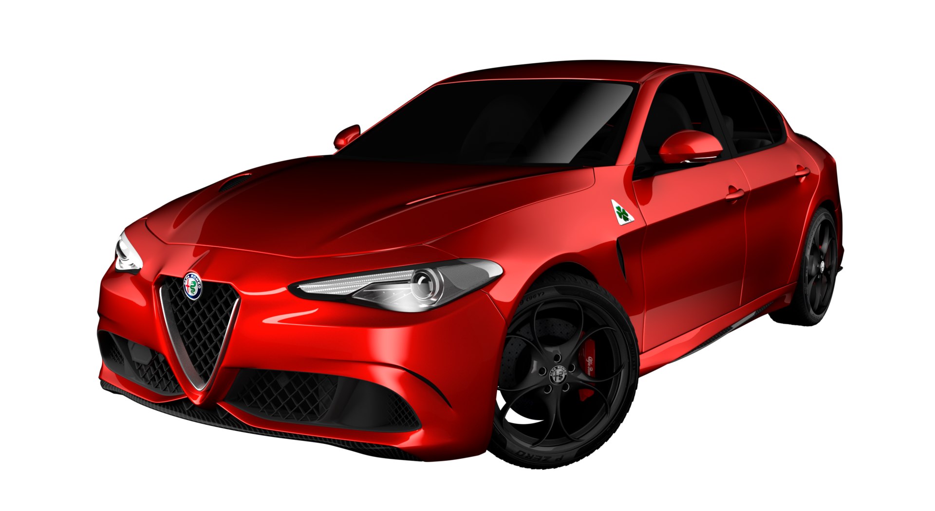 3D alfa romeo giulia quadrifoglio model - TurboSquid 1542251