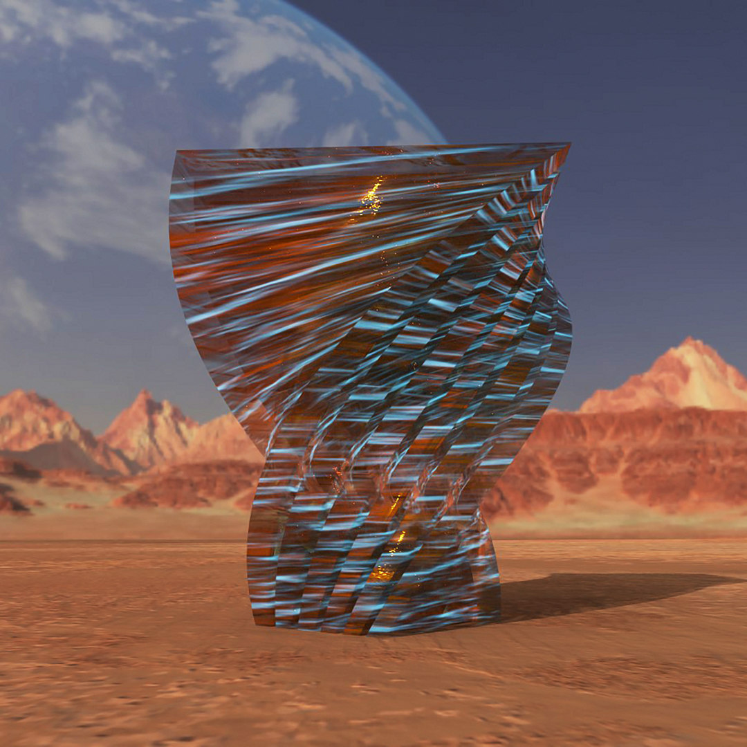 3D model alien crystal architectural - TurboSquid 1542425