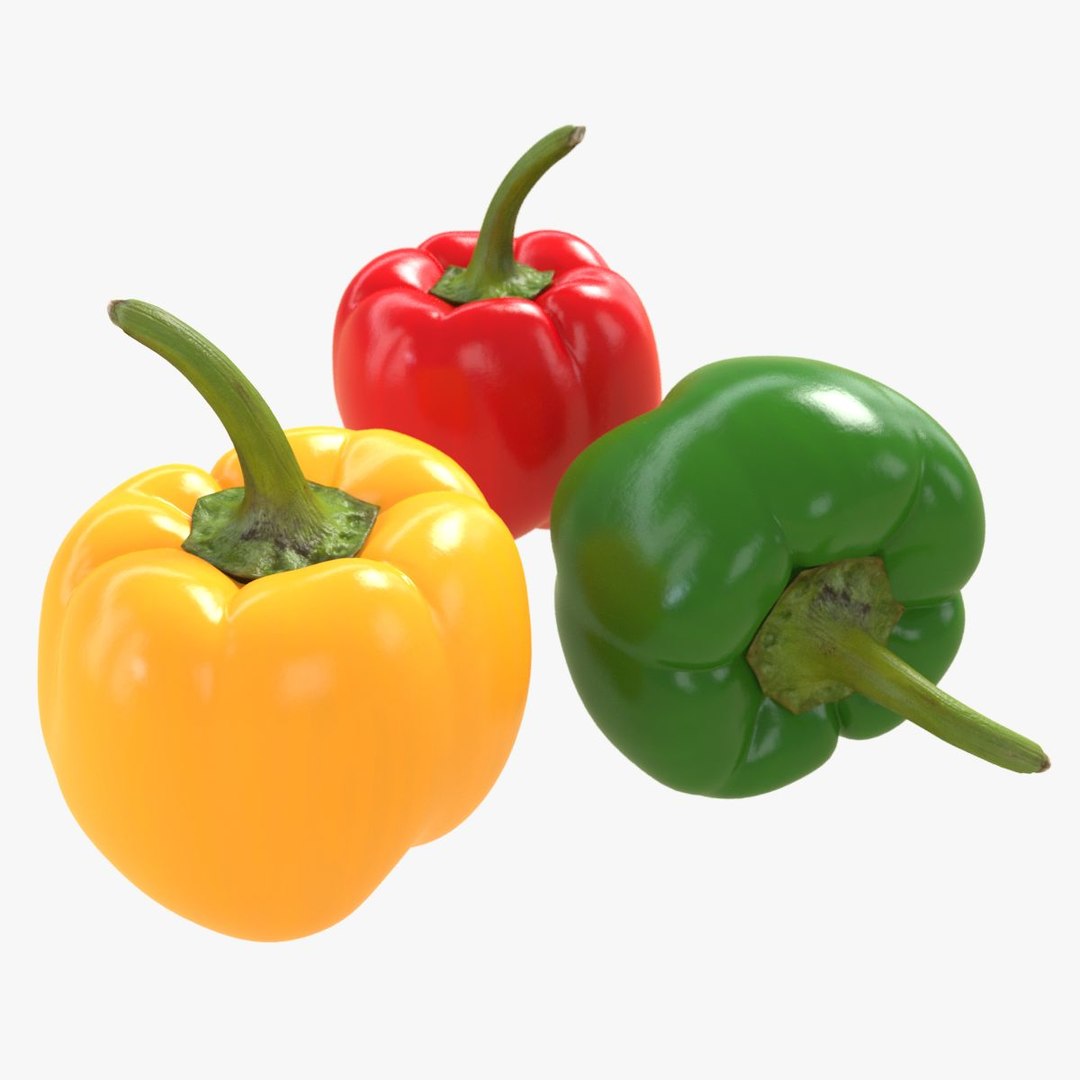 3D pepper polys - TurboSquid 1531469