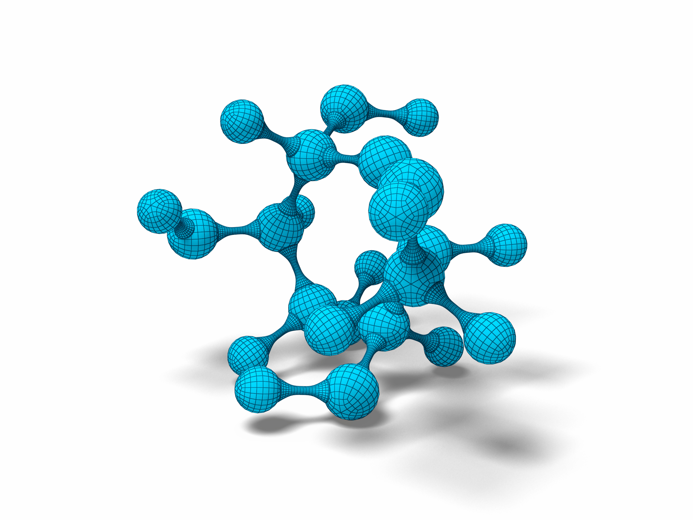 3d Model Glucose Molecule Modeled Turbosquid 1542502