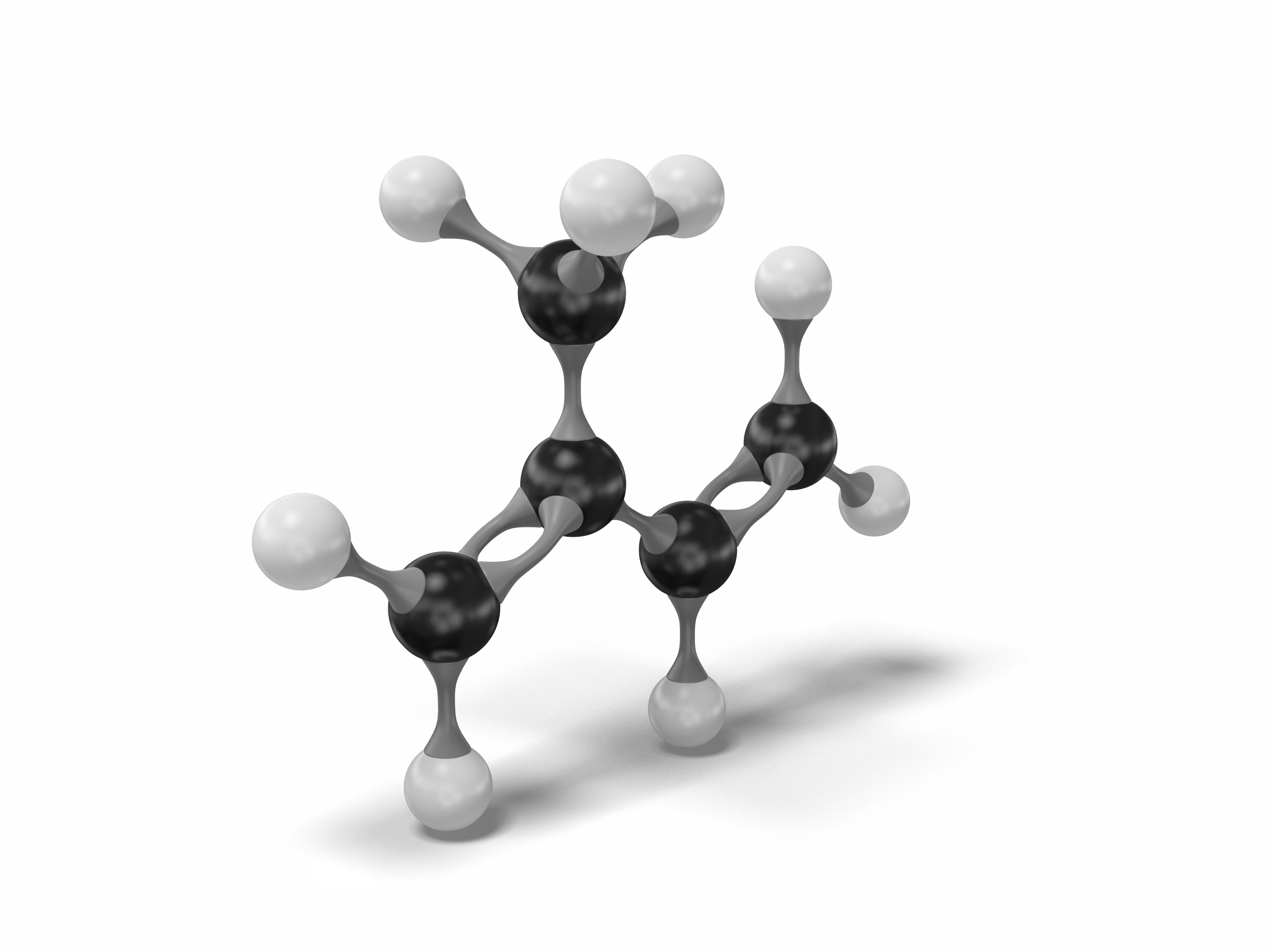 modèle 3D de Rubber Isoprene Molecular C5H8 - TurboSquid 1542534