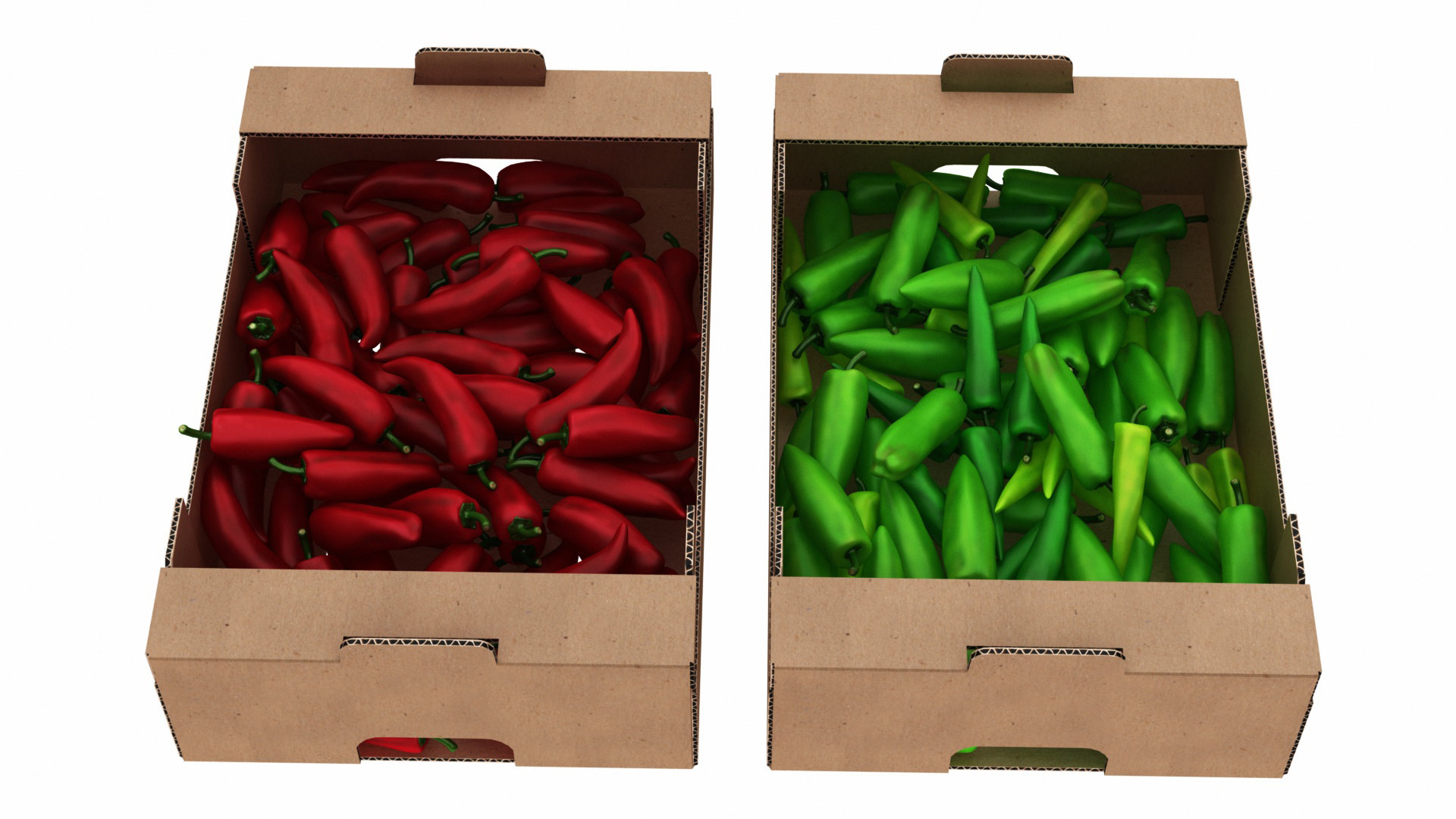 Fruit cardboard box withs model - TurboSquid 1542583