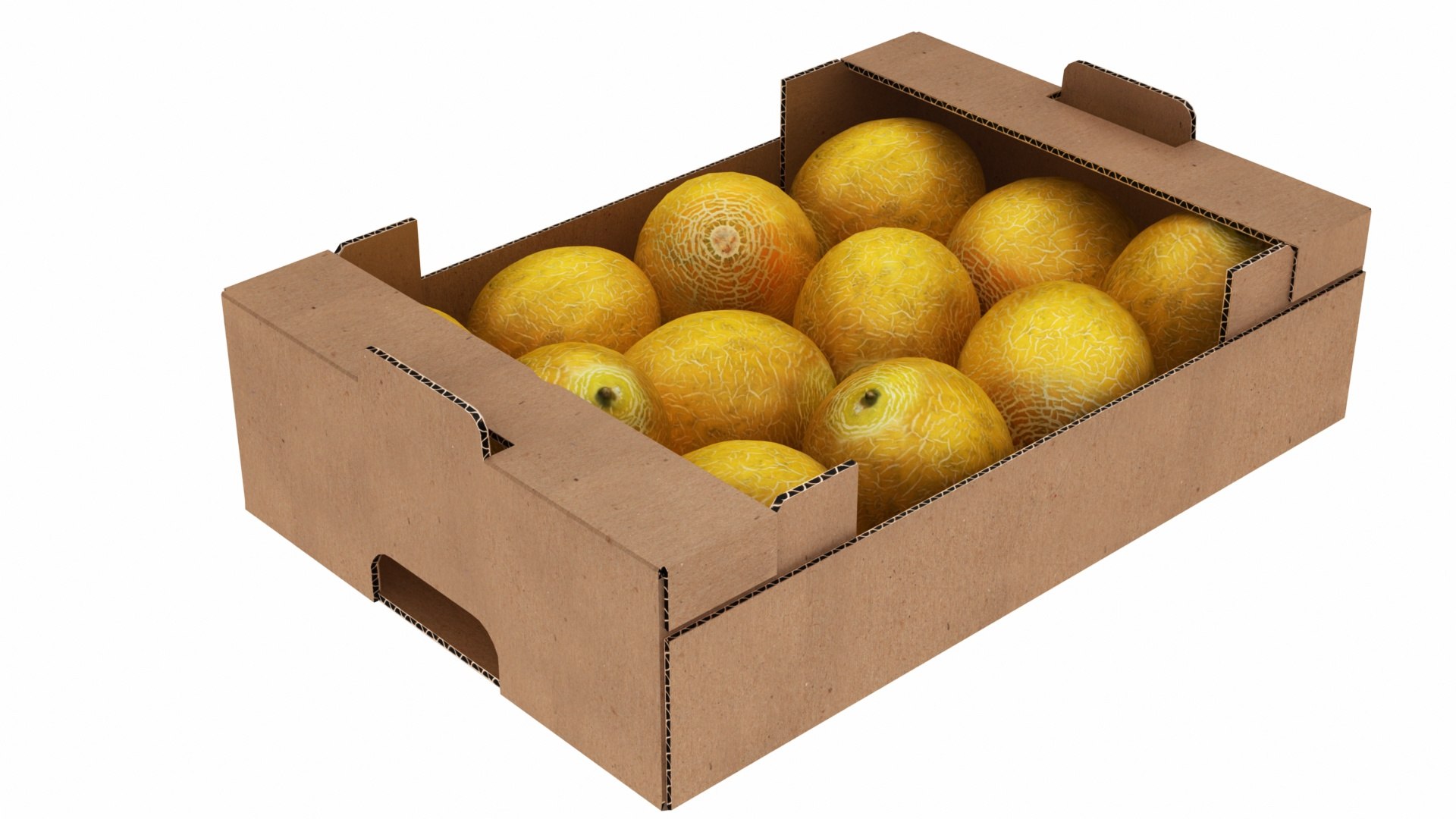 Fruit cardboard box withs 3D - TurboSquid 1542573