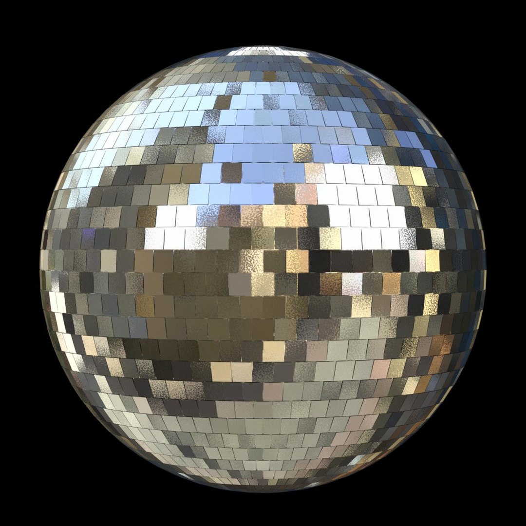 3D disco mirror ball model - TurboSquid 1542559