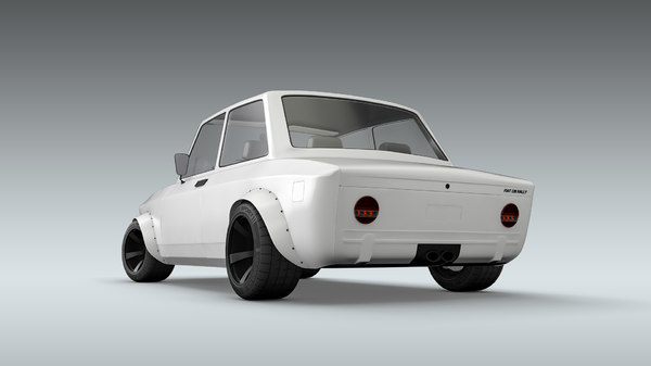3D modified 1973 fiat 128 model - TurboSquid 1540555