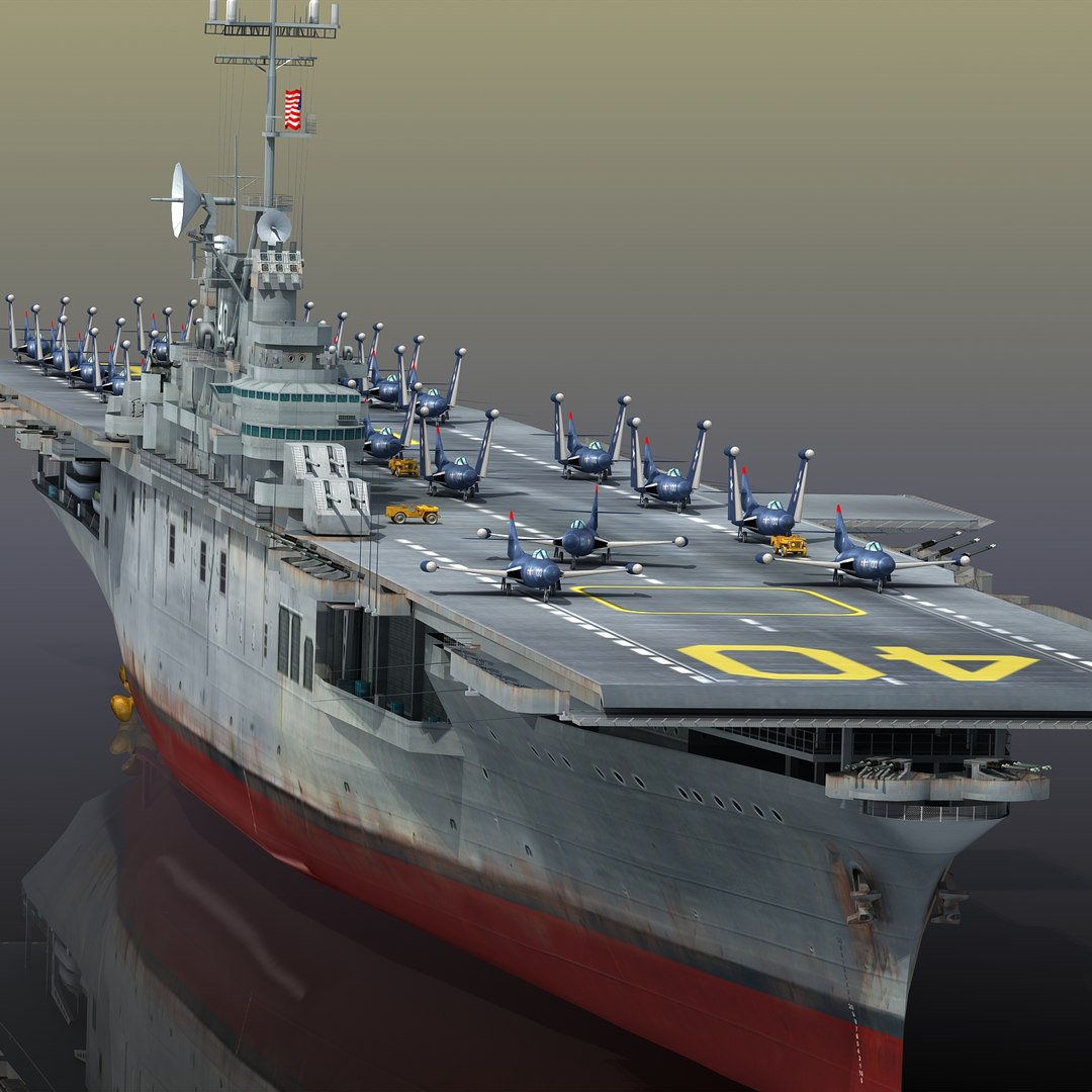 Uss tarawa cvs 40 model - TurboSquid 1542697